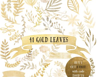 Gold leaf art | Etsy