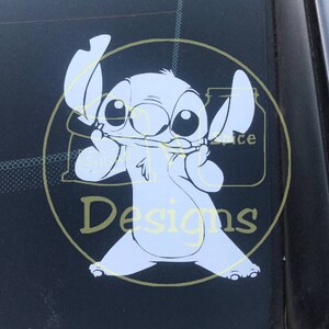 Stitch decal | Etsy