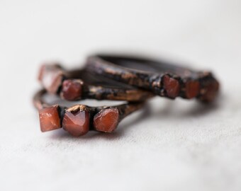 Quartz crystal ring | Etsy