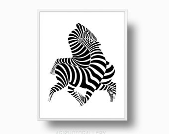 Zebra print | Etsy