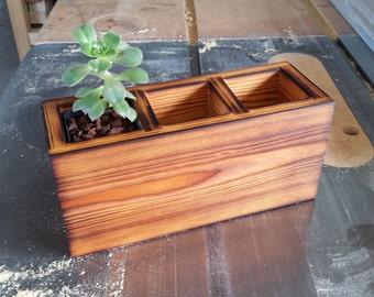 Rustic planter | Etsy