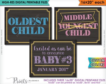 3rd Baby Oldest Middle Youngest Pregnancy Announcement