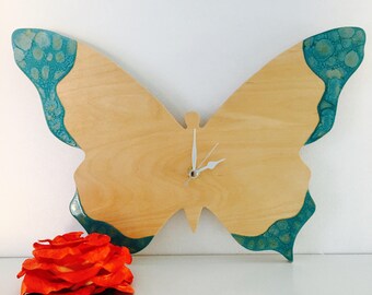 Butterfly clock | Etsy
