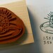 P46 Diamond ring rubber stamp