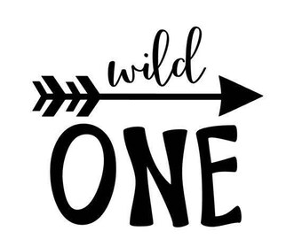 Wild one decal | Etsy