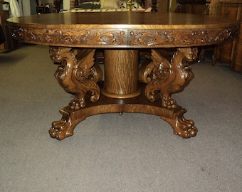 Claw foot table | Etsy