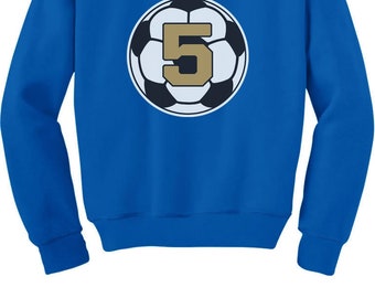Soccer sweatshirt | Etsy