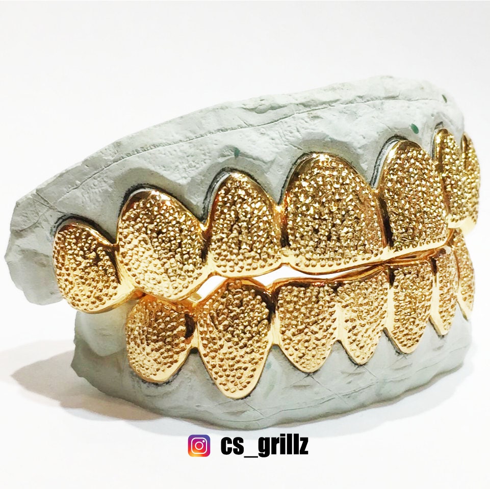 925 Sterling Silver W/ 18K Yellow Gold Plated Diamond Dust Cut Custom ...