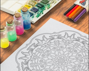 WORK IN PROGRESS Coloring Page / Printable Coloring Page