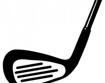 Golf club decal | Etsy