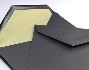 Black envelopes | Etsy