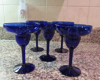 Cobalt blue glass | Etsy