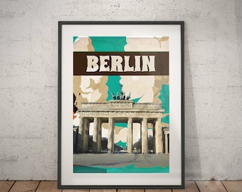 Berlin poster | Etsy
