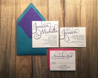 Bat mitzvah invitation | Etsy