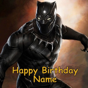 Panther cake topper | Etsy