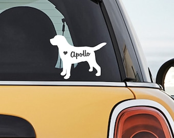 Dog car decals | Etsy