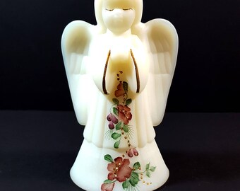 Fenton glass angel | Etsy
