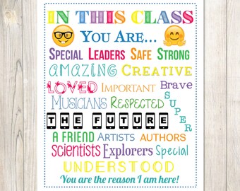 When You Enter This Classroom Sign Personalized Teacher Sign