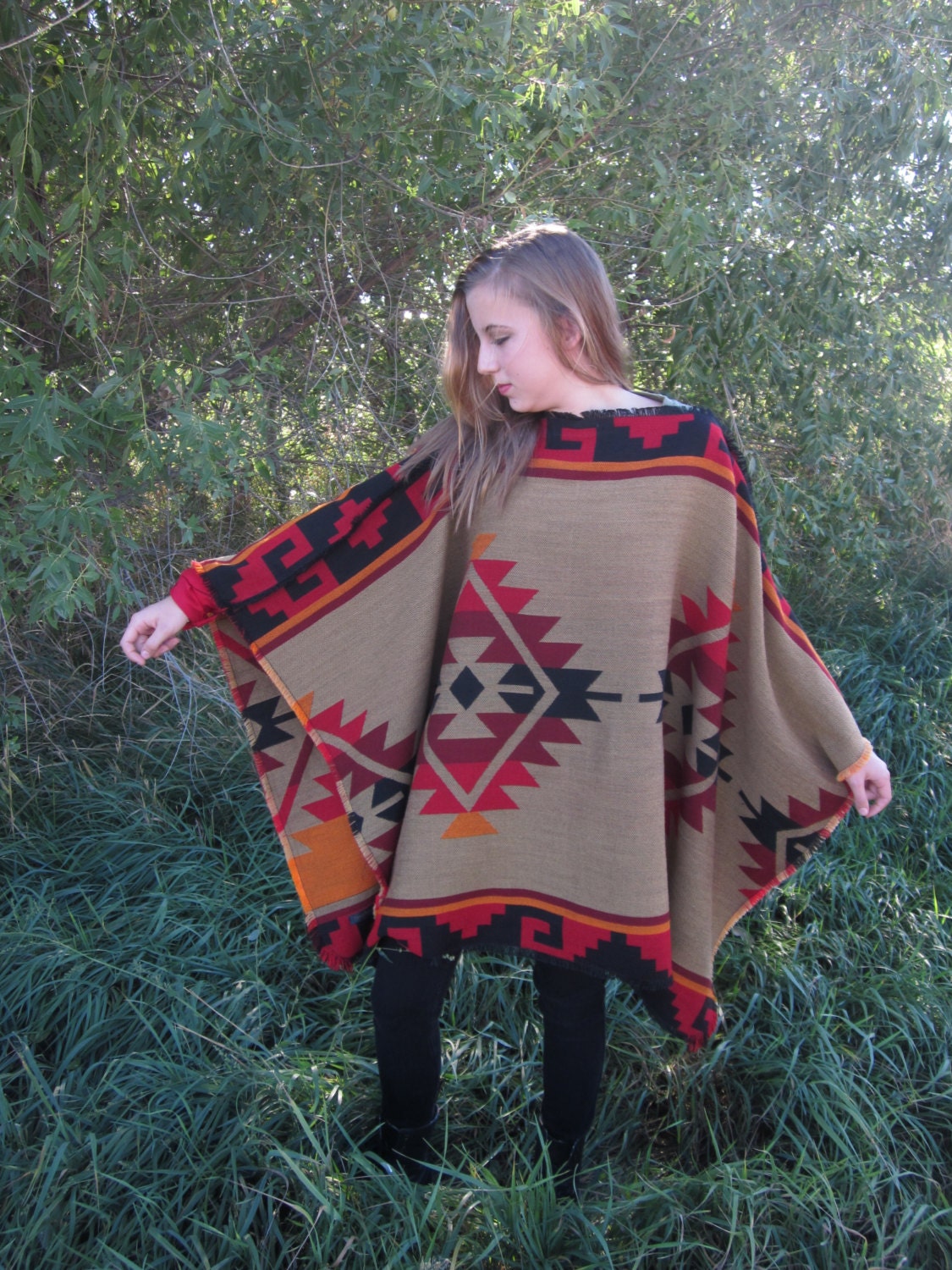 Daryl Dixon Poncho Cold Winter Nights XL Width