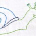 Snail Hand Embroidery Pattern Garden Shell PDF