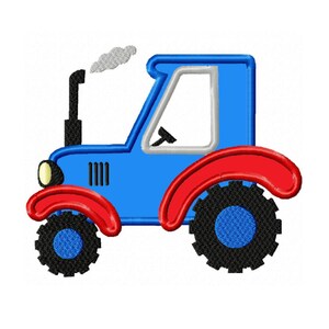 Tractor applique | Etsy
