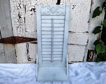 Wood Shutter Wall Shelf Farmhouse Wall Decor Salvaged