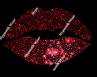 Rhinestone lips | Etsy