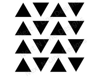 Triangle stencil | Etsy