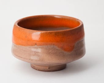 Orange tea cup | Etsy