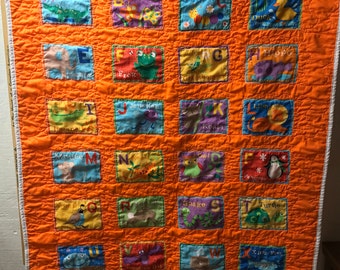 Alphabet quilt | Etsy