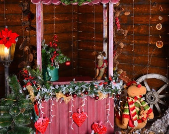 Christmas backdrop | Etsy