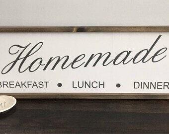 Good Eats Breakfast Lunch Dinner Sign Established Date