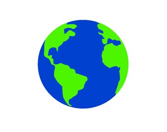 Earth stencil | Etsy