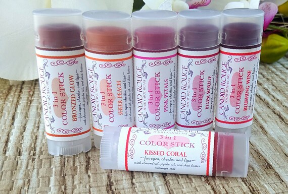 3 in 1 Color Stick Cream Blush Natural Cheek Color Mineral