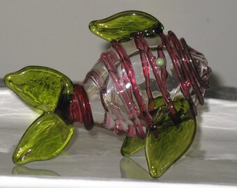 Blown glass fish | Etsy