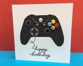 Game controller card | Etsy