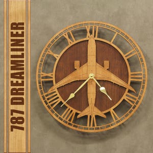 Airplane clock | Etsy