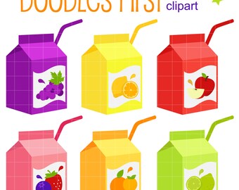 Juice clip art | Etsy