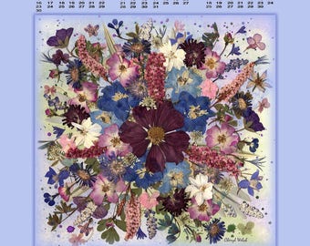 Flower calendar | Etsy