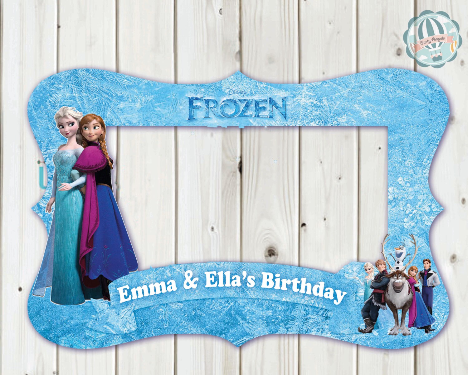 Frozen Photo Frame Photo booth prop