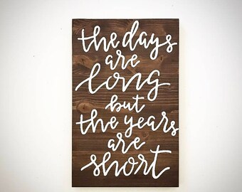 Years are short | Etsy