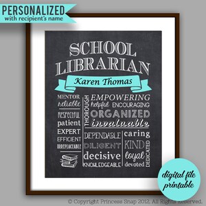 Librarian thank you | Etsy