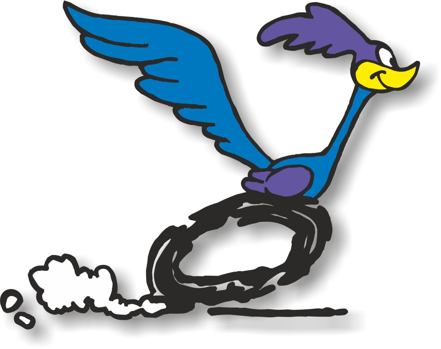 Road Runner Cartoon Car Decals at Damien Tackett blog