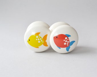 swimming fish drawer pulls