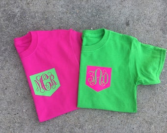 Girls monogram | Etsy
