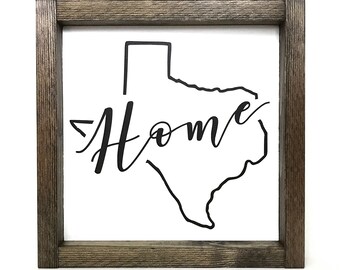 Texas wood sign | Etsy