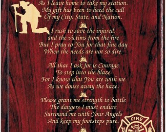 Firefighters prayer | Etsy