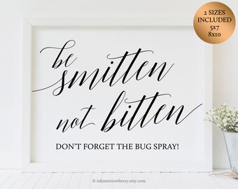 Bug spray sign | Etsy
