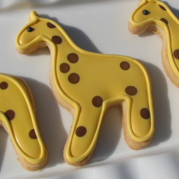 Giraffe Sugar Cookie