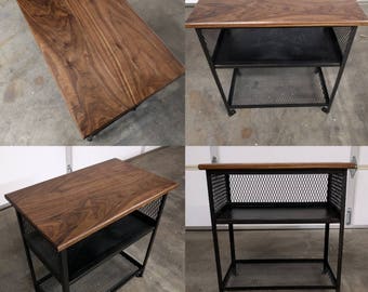 Metal nightstand | Etsy